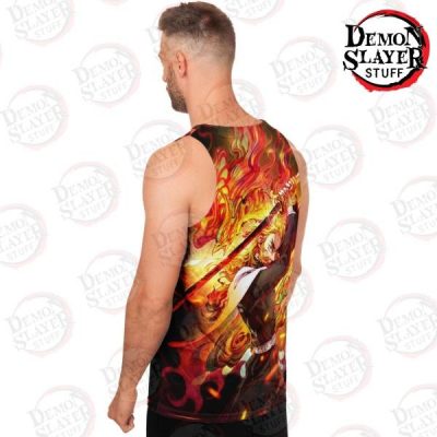 Kyojuro Rengoku Tank Top New Design No.1 - Demon Slayer Stuff