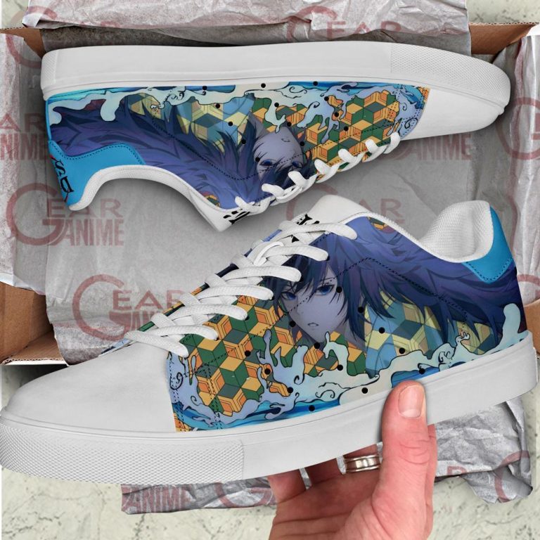 Giyu Tomioka Skate Shoes PN10 - Demon Slayer Stuff