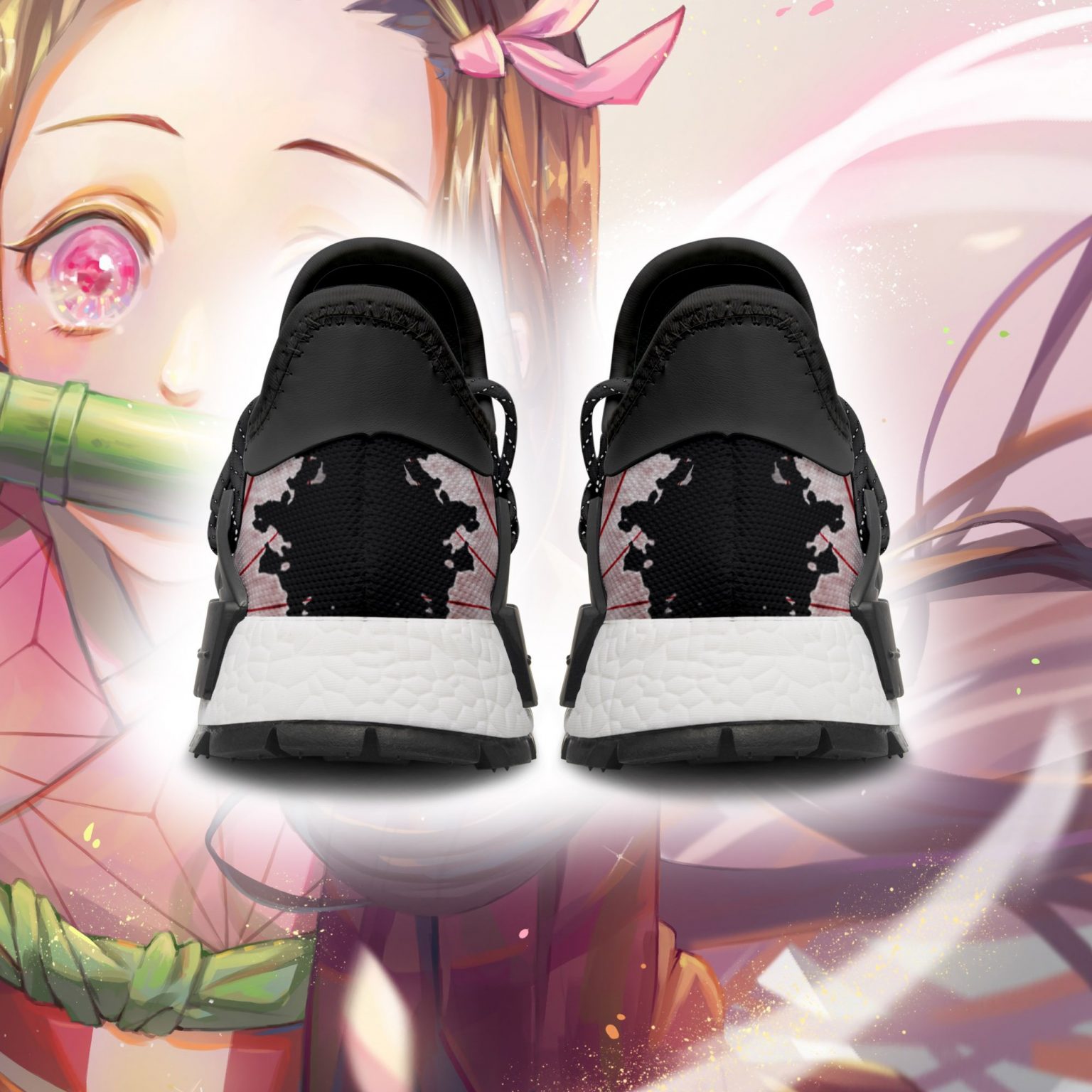 Nezuko Shoes Custom Demon Slayer Anime Sneakers - Demon Slayer Stuff