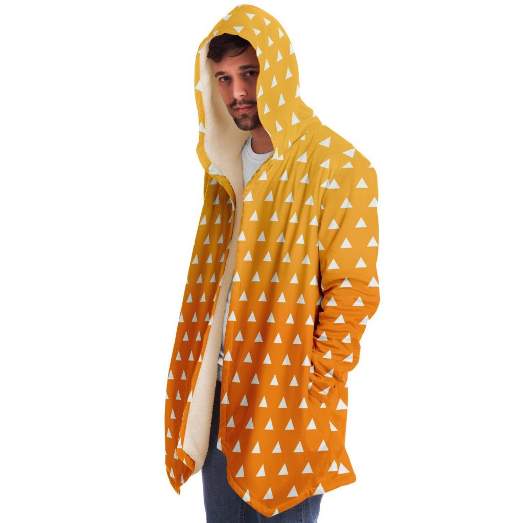 Zenitsu Agatsuma Demon Slayer Dream Cloak Coat - Demon Slayer Stuff