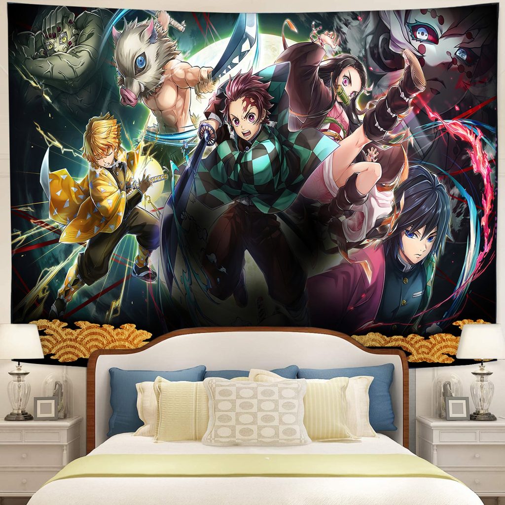 Demon Slayer Team Tapestry - Demon Slayer Stuff
