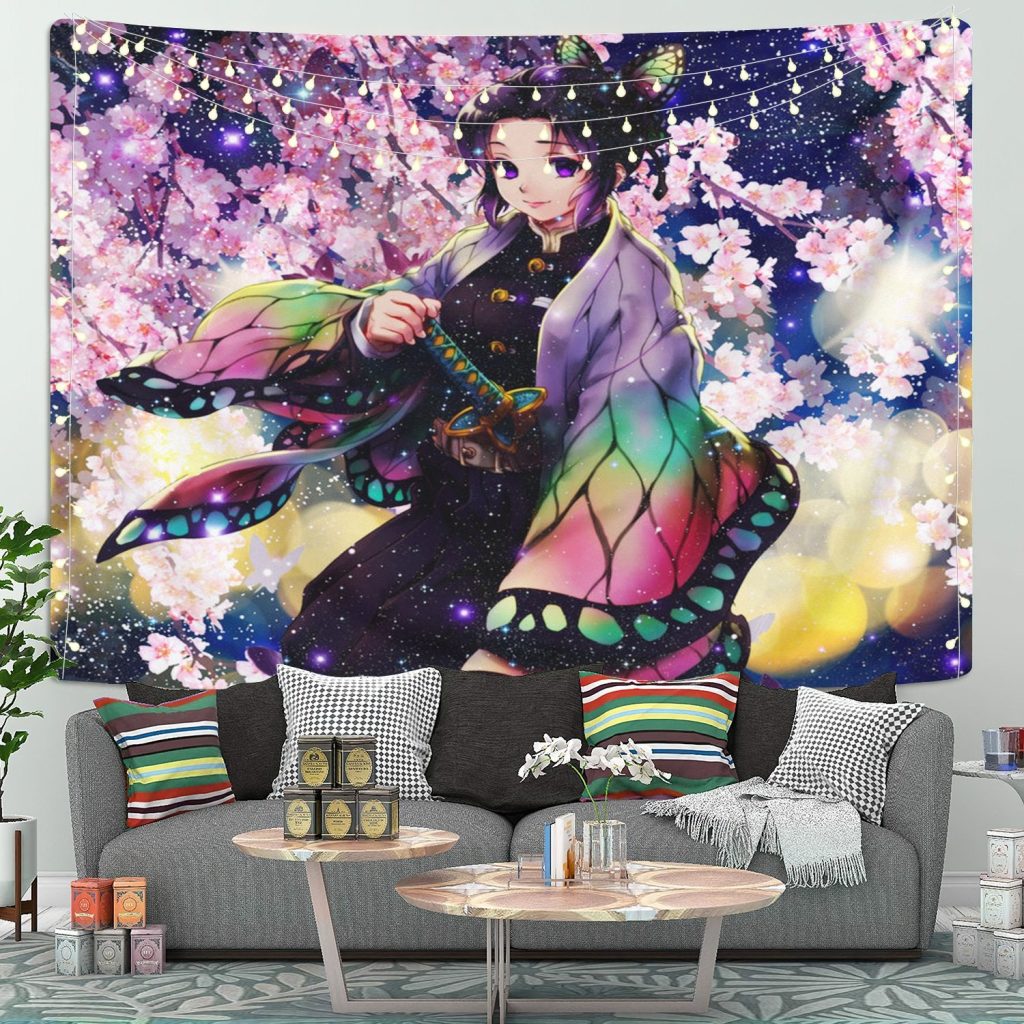 Shinobu Demon Slayer Tapestry - Demon Slayer Stuff