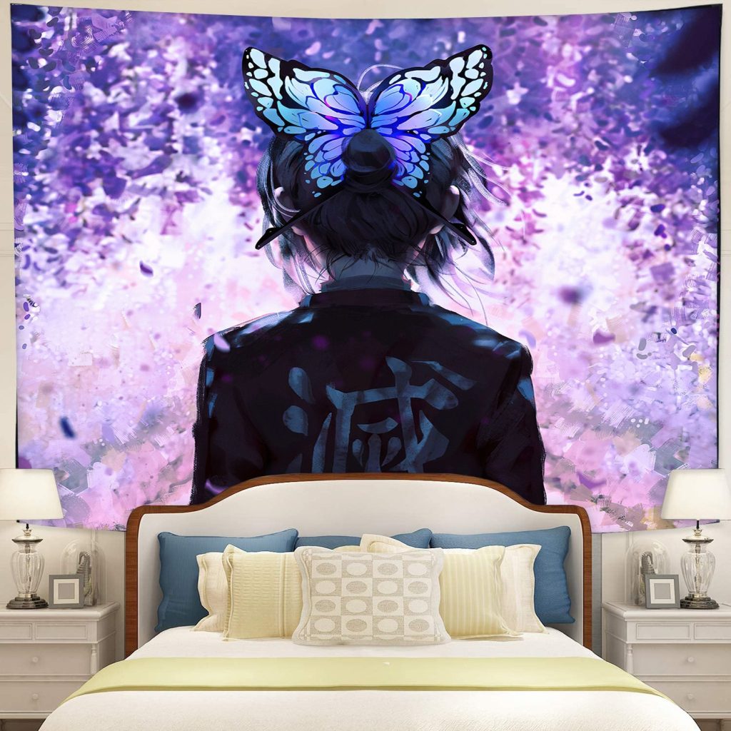 Shinobu Demon Slayer Tapestry - Demon Slayer Stuff